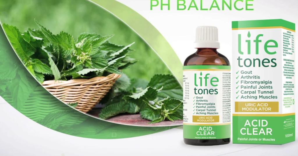 Life Tones Acid Clear: Botanical Meld to Counter Effects of Uric Acid